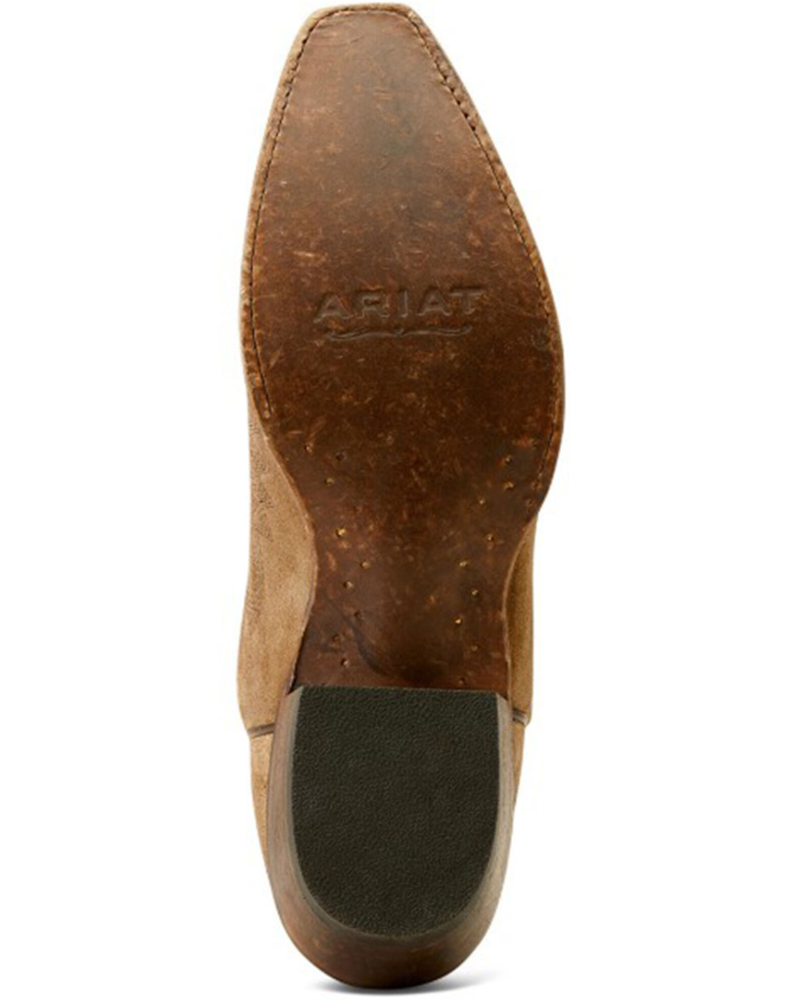 Ariat Mens Ryman Roughout Western Boots Snip Toe Brown