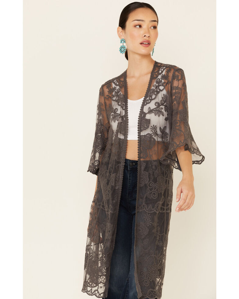 Shyanne Women's Lace Duster Kimono | Boot Barn Shyanne Women's Lace Duster Kimono | Boot Barn