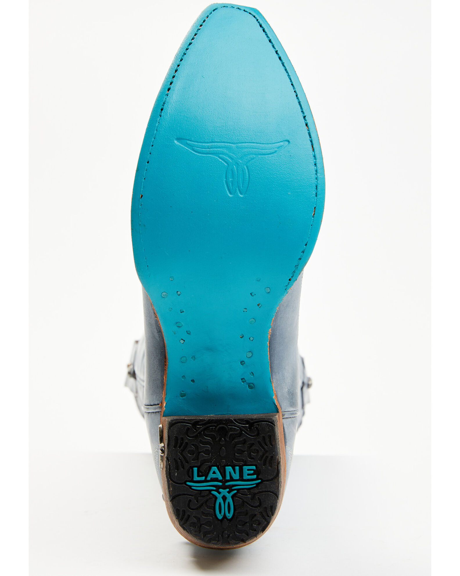 Lane Womens Cossette Western Boots Snip Toe Blue