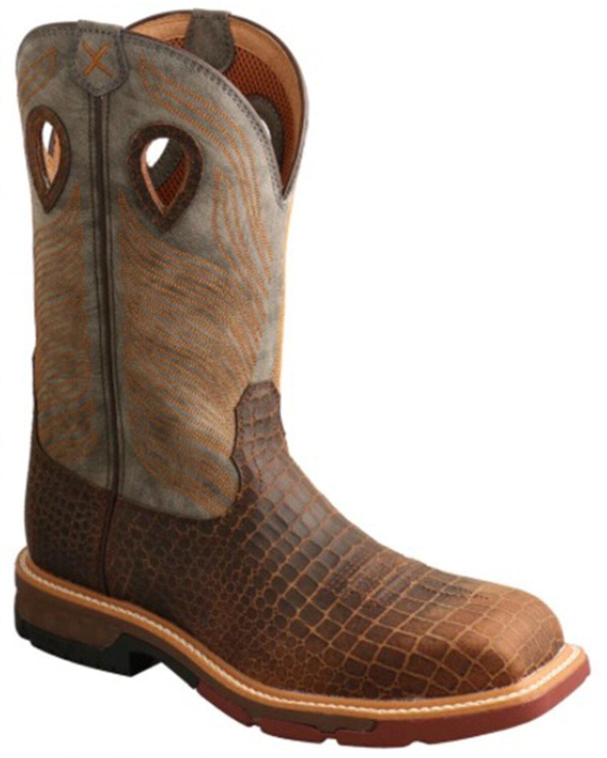 Twisted X Men's Camian Print Work Boots - Nano Composite Toe, Tan