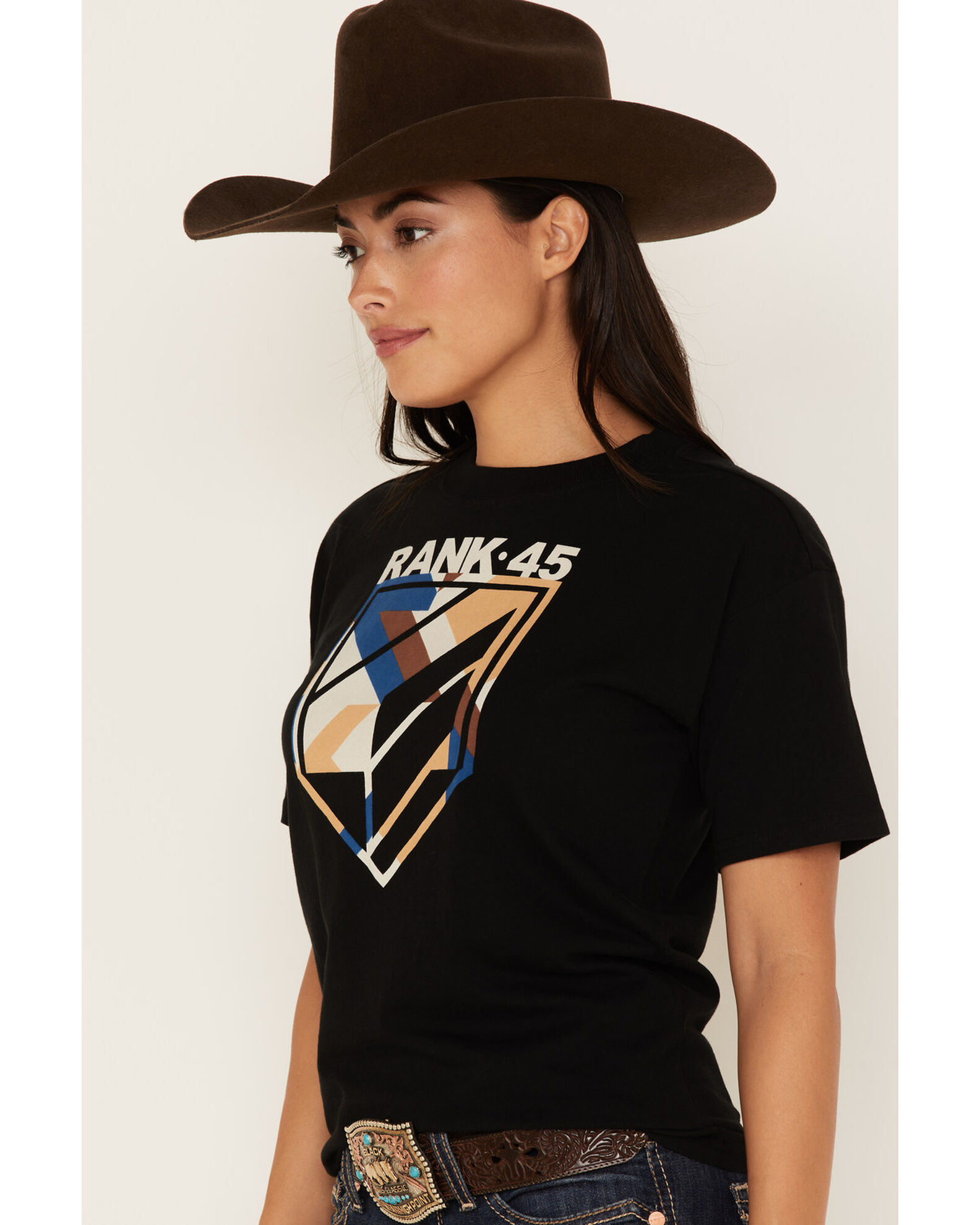 Rank 45 Women's Emblem Logo Graphic Tee | Boot Barn