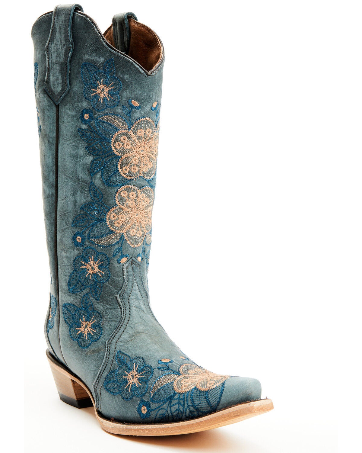 Product Name: Circle G Women's Floral Embroidered Western Boots - Snip Toe