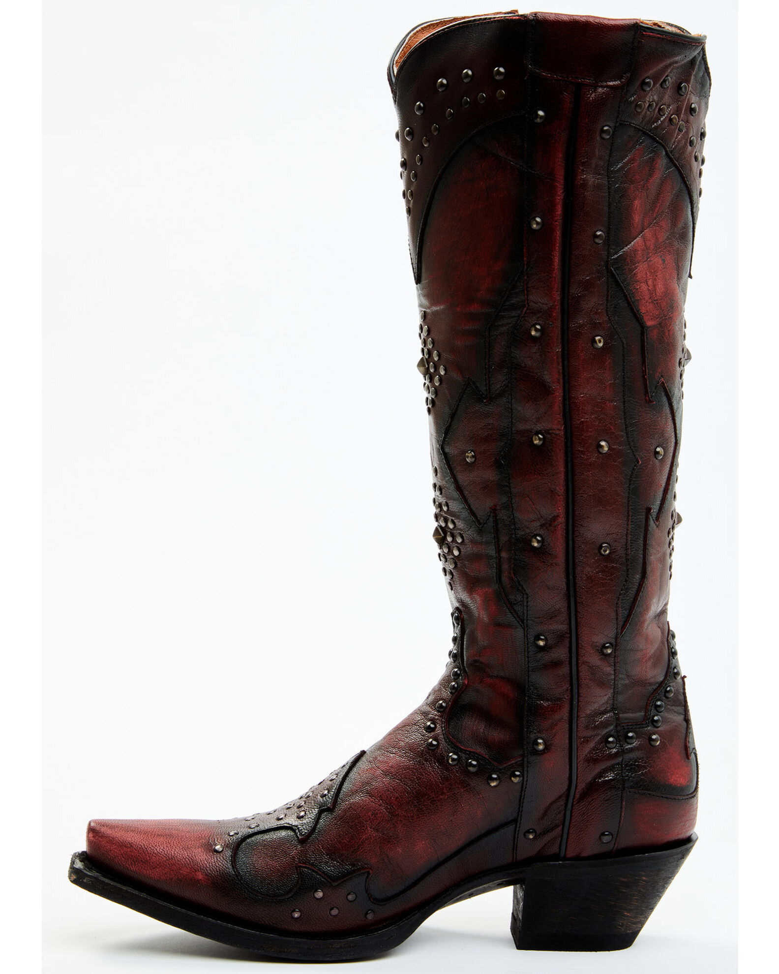 Dan Post Womens Daredevil Western Boots Snip Toe Red