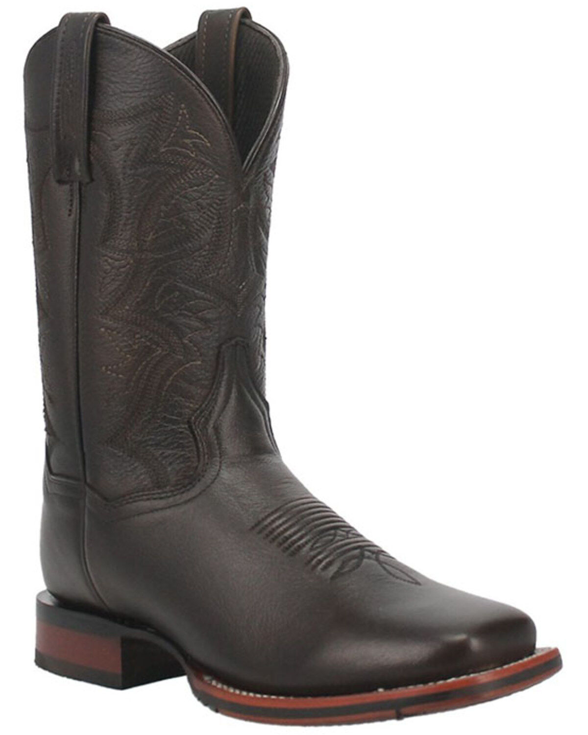 Dan Post Men's Stockman Western Performance Boots - Broad Square Toe, Brown