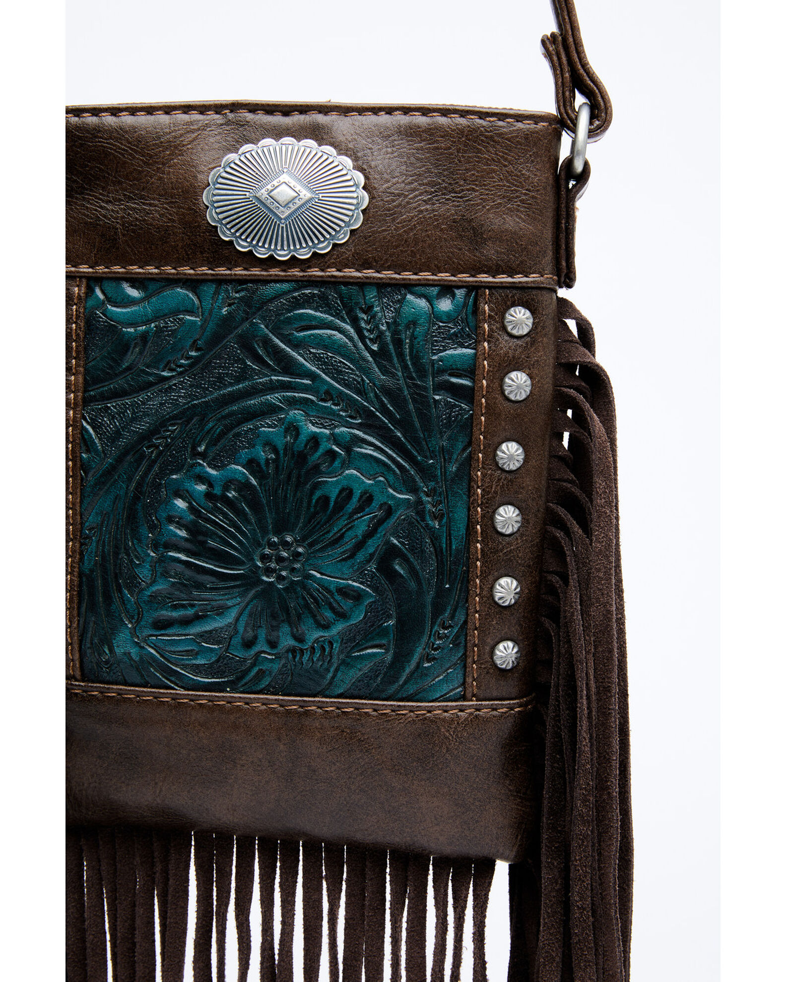 Shyanne Women's Cassidy Tooled Crossbody Bag