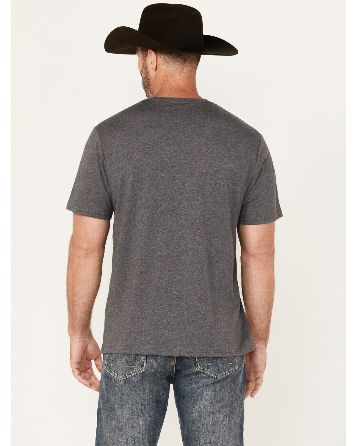 Wrangler Men's Bucking Cancer Short Sleeve Graphic T-Shirt,