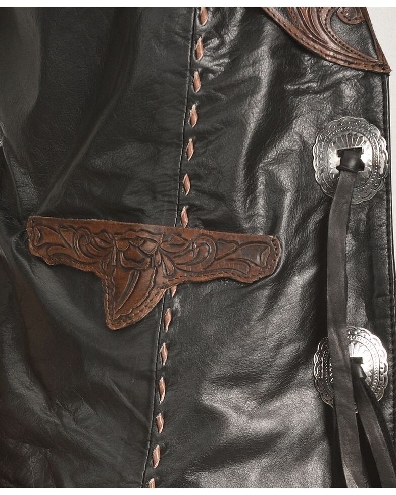 Kobler Floral Tooled Leather Vest | Boot Barn