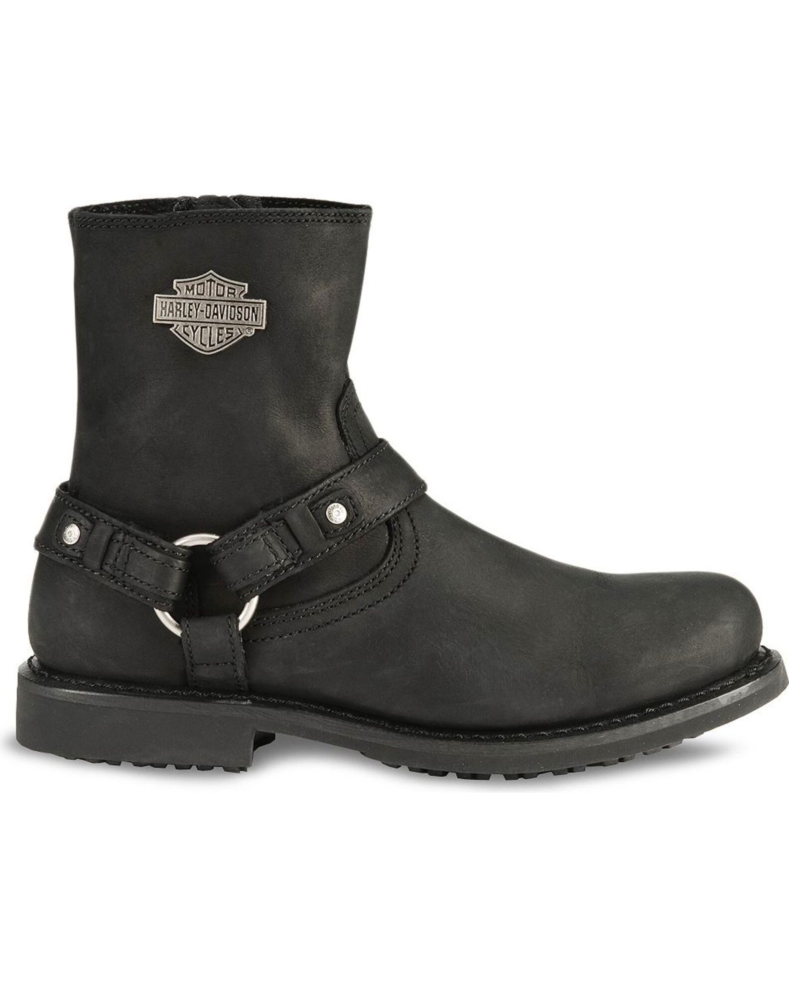 Harley Davidson Ranger Scout Pull-On Harness Boots, Black