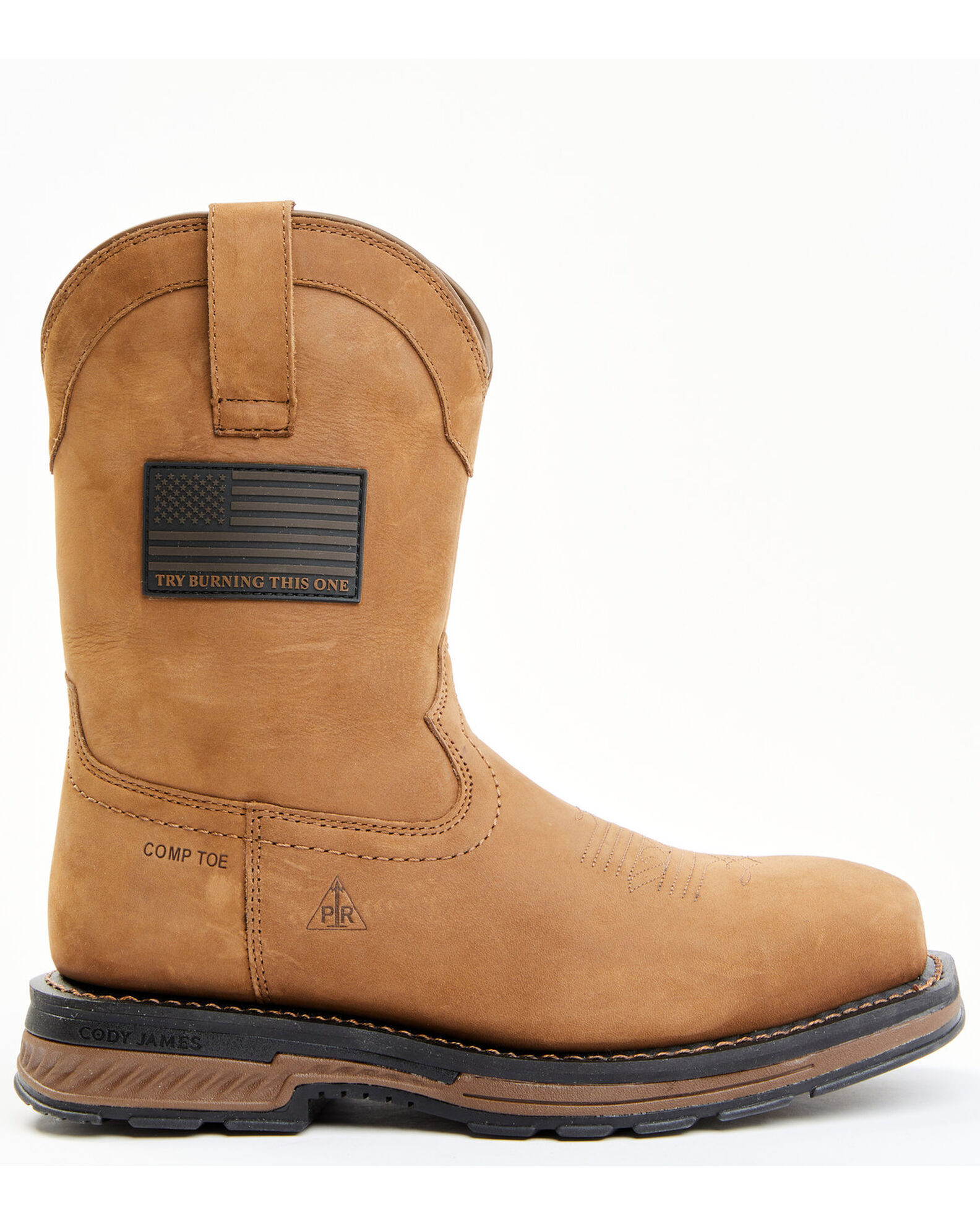 Cody James Mens 10 Disruptor Western Work Boots Nano Composite Toe