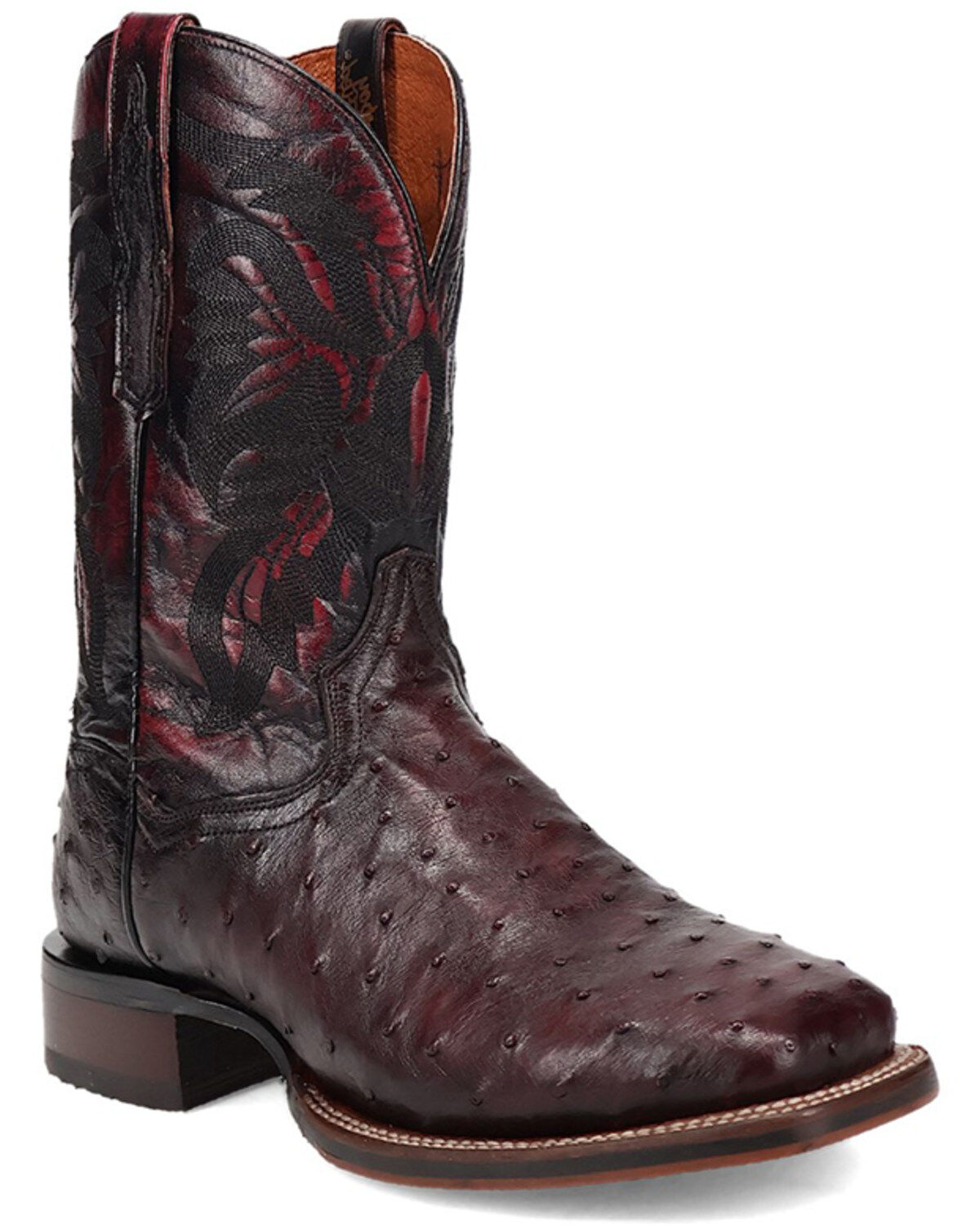 Product Name: Dan Post Men's Alamosa Exotic Ostrich Western Boots ...