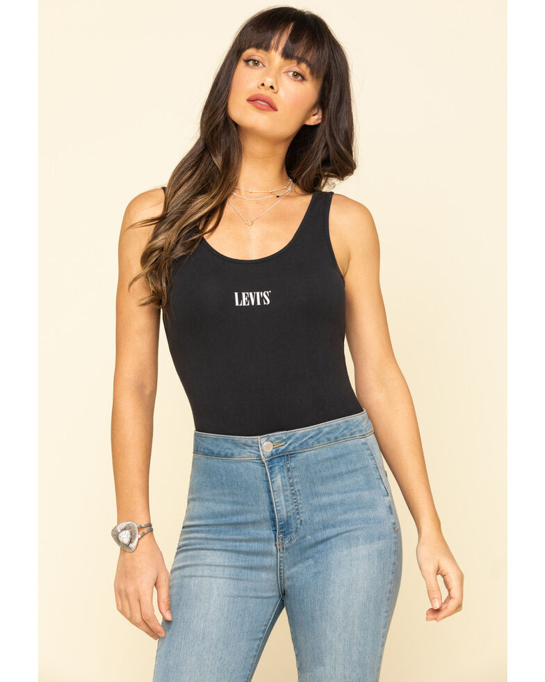 Levi's Women's Black Logo Bodysuit | Boot Barn