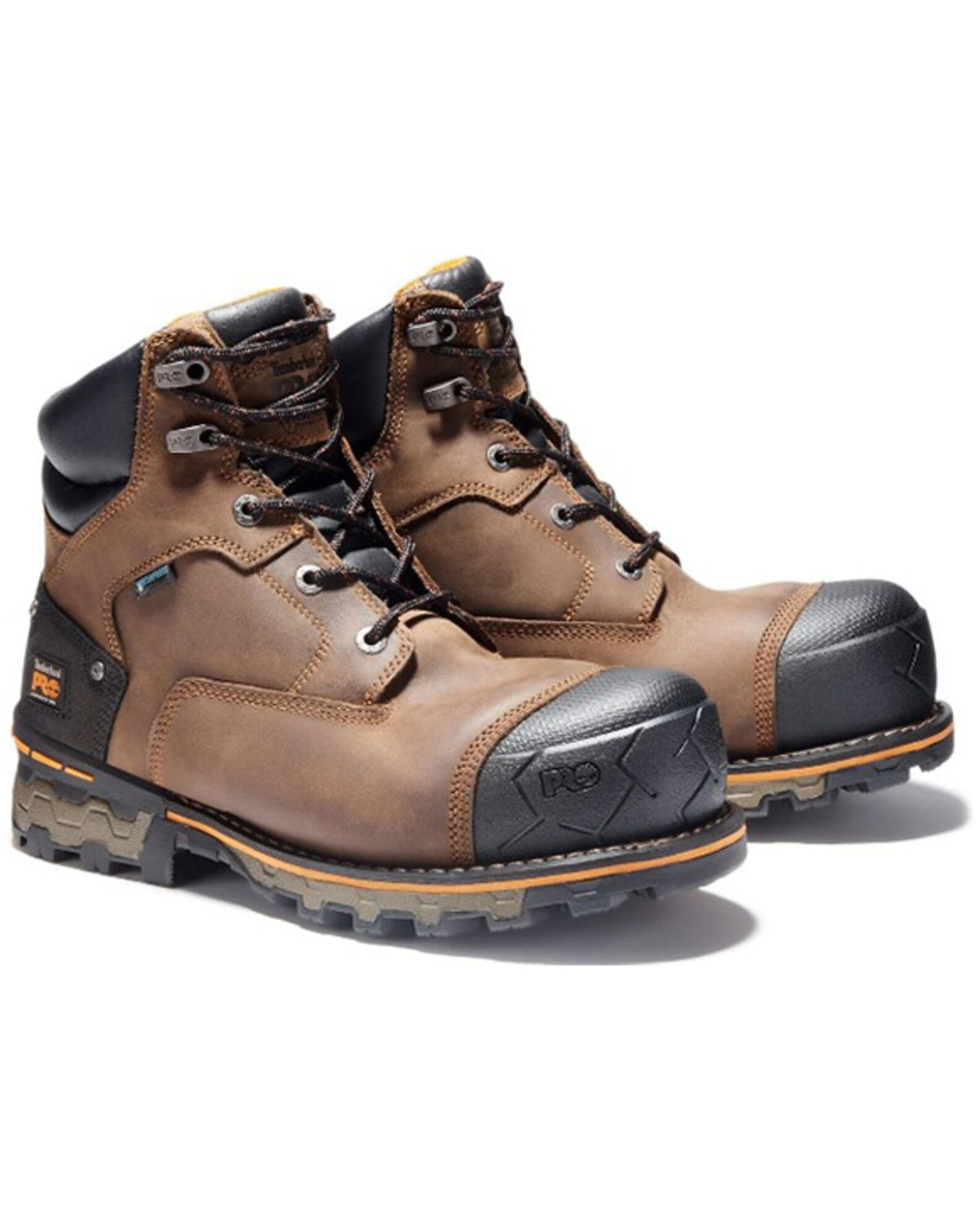 Timberland PRO Men's 6" Boondock Waterproof Work Boots - Composite Toe ...