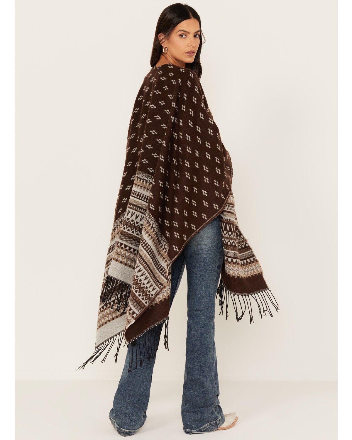Idyllwind Women's Southwest Eva Shawl , Brown
