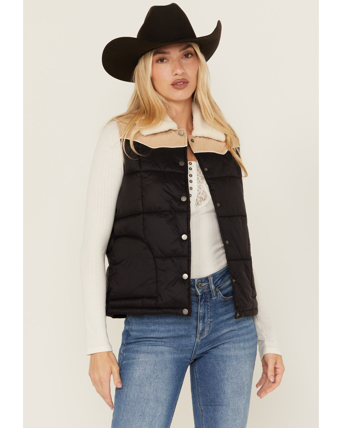 Product Name: Idyllwind Women's Color Block Snap Vest