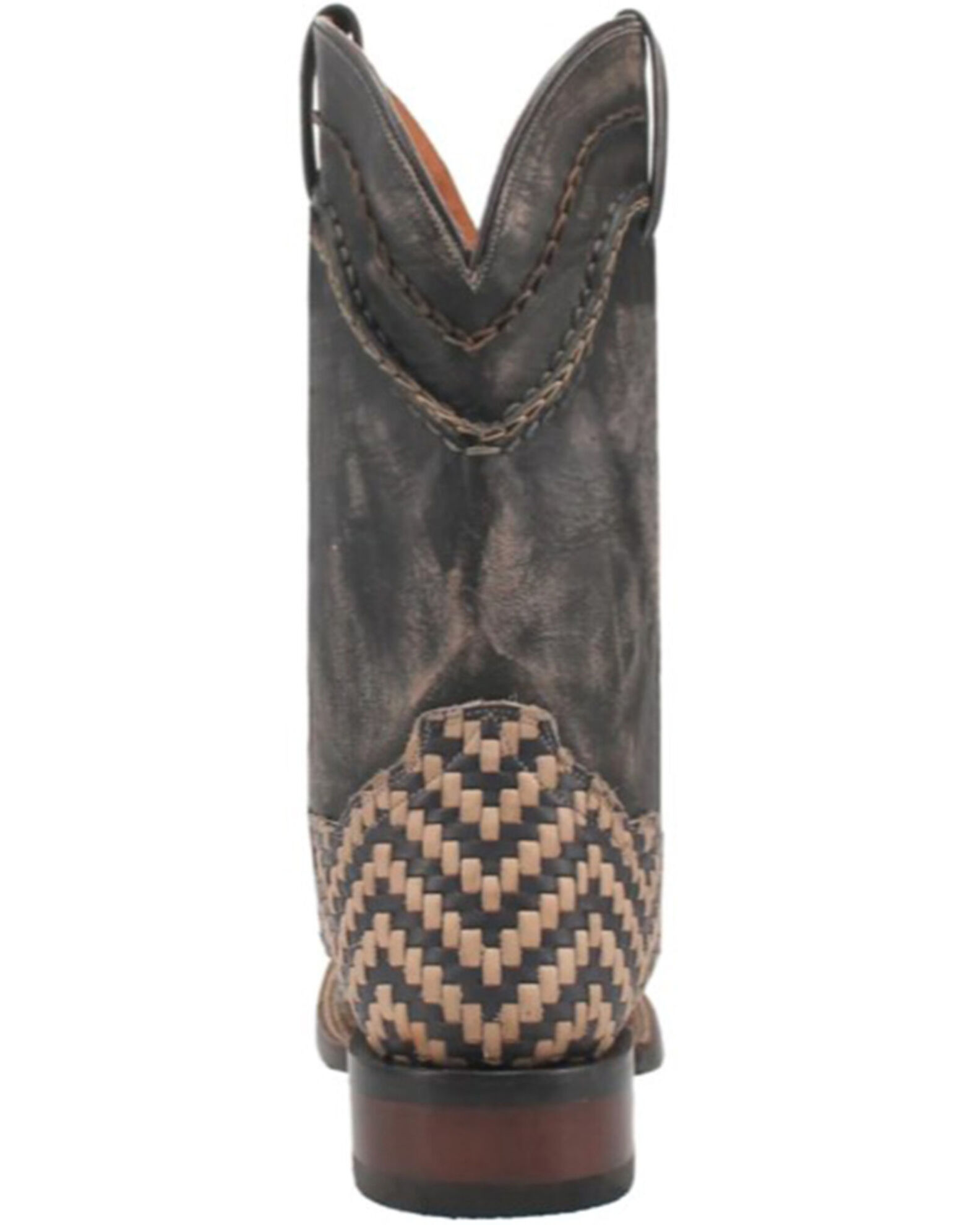 Dan Post Mens Keaton Basket Weave Performance Western Boots Broad