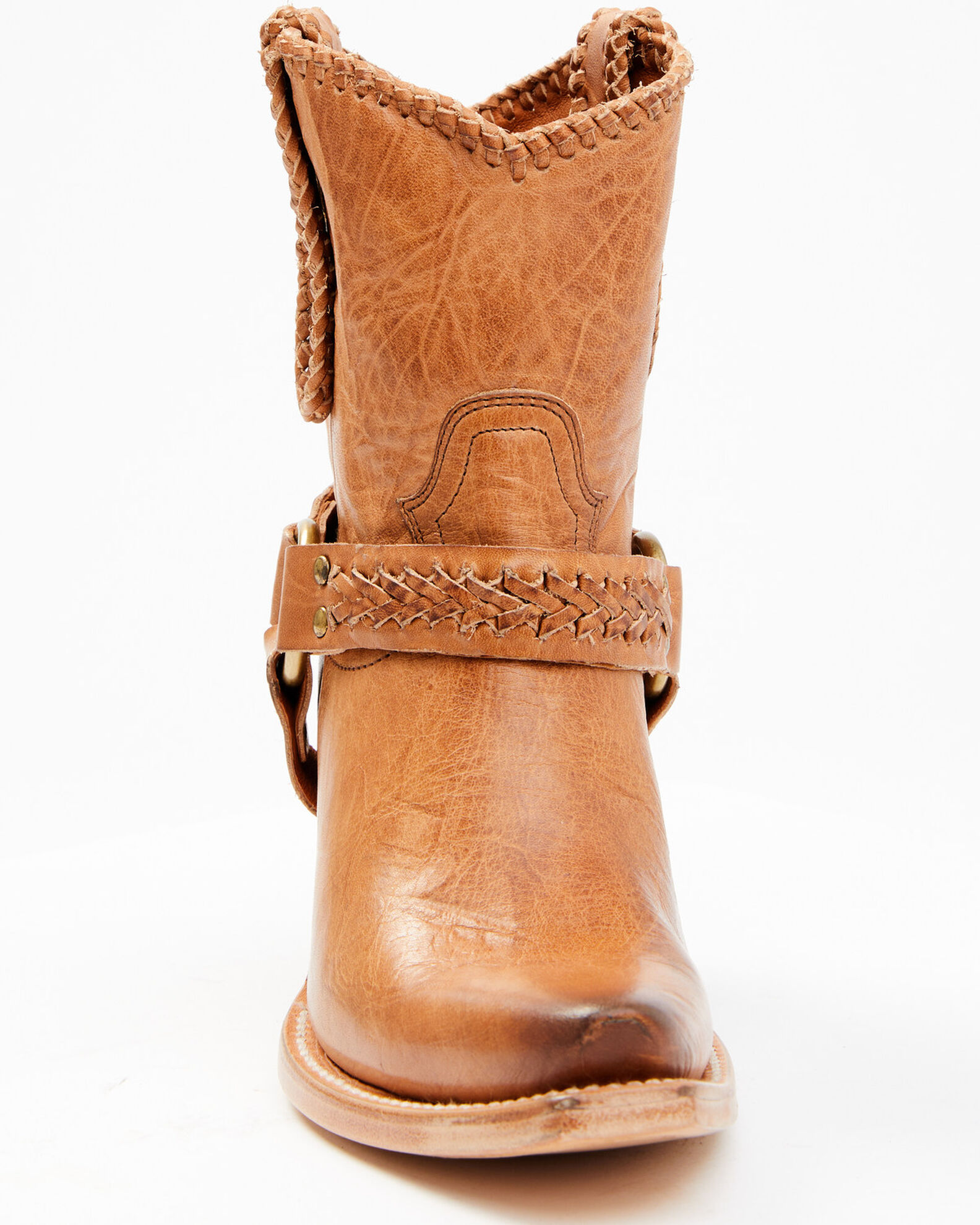 Cleo Wolf Womens Willow Fashion Booties Snip Toe Tan