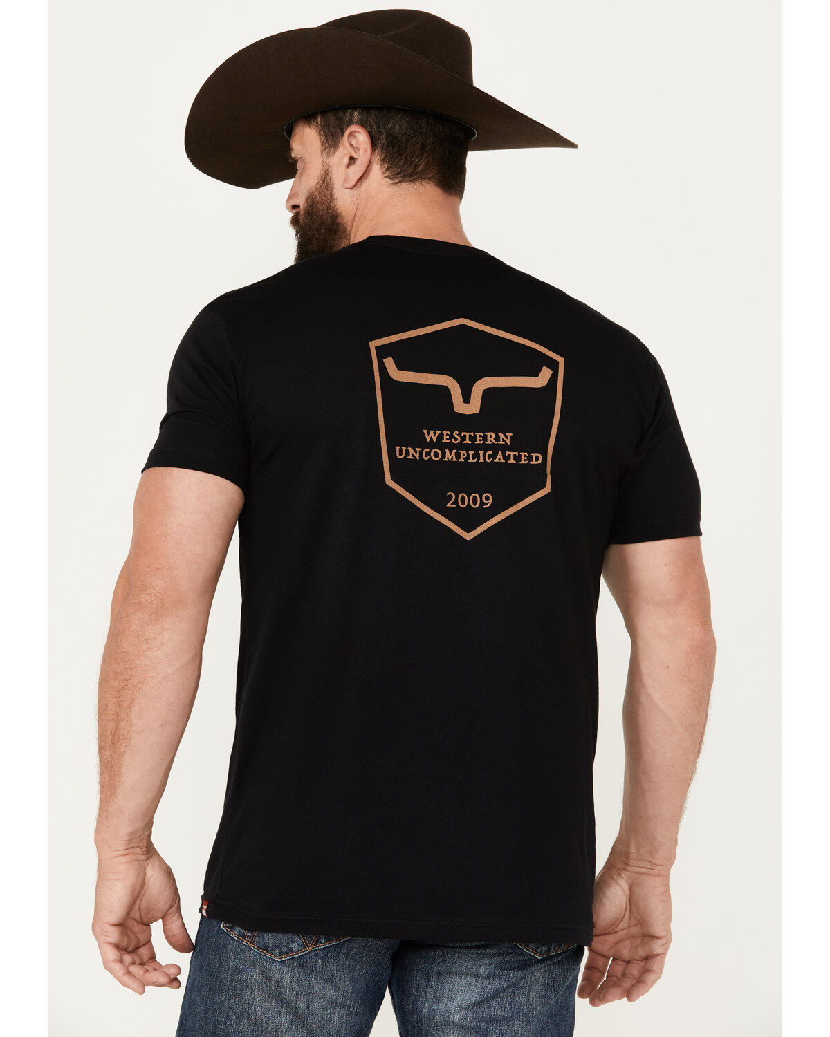 Kimes Ranch Men's Shielded Trucker Short Sleeve Graphic T-Shirt, Black