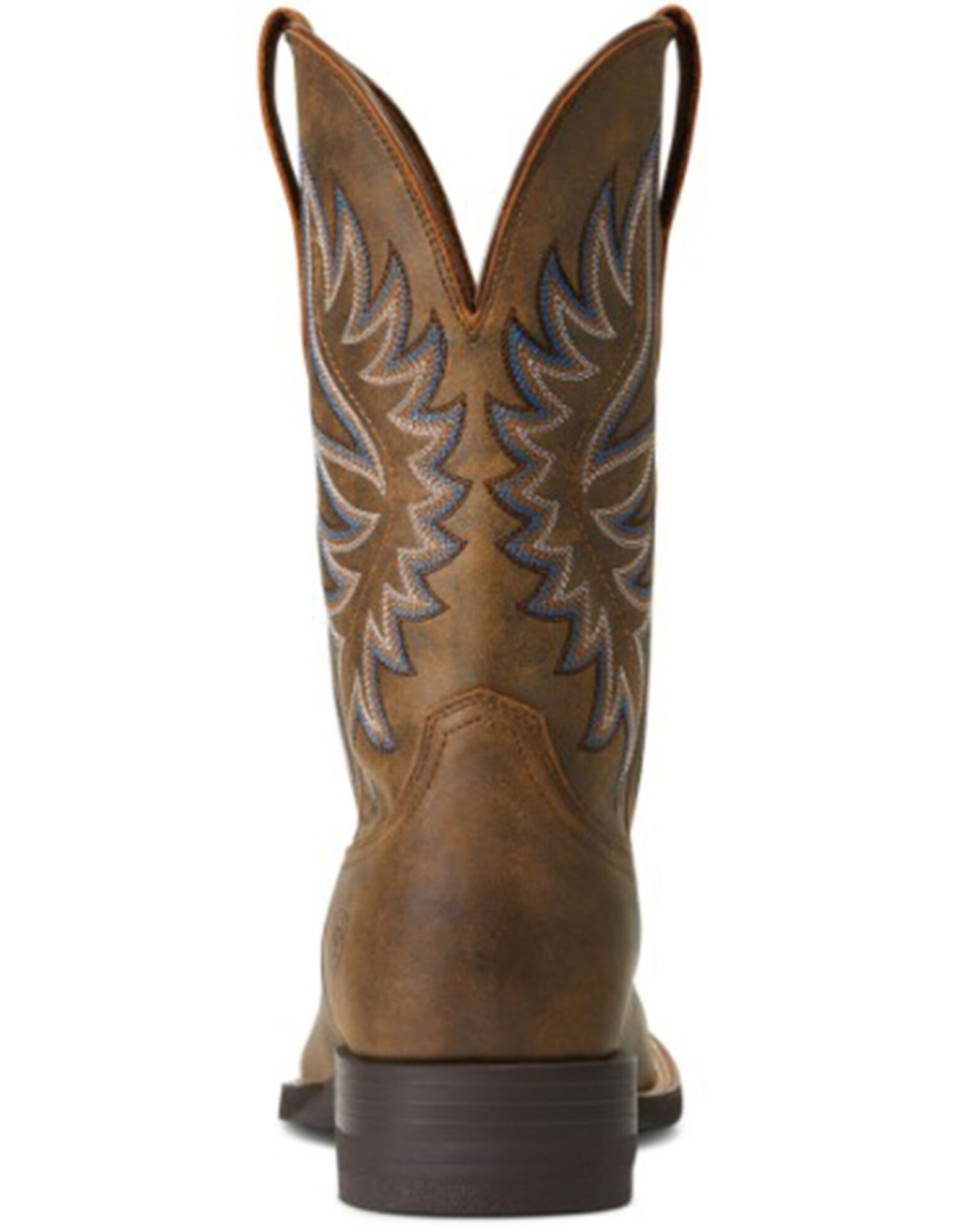 Ariat Mens Brander Leather Performance Western Boot Broad Square Toe