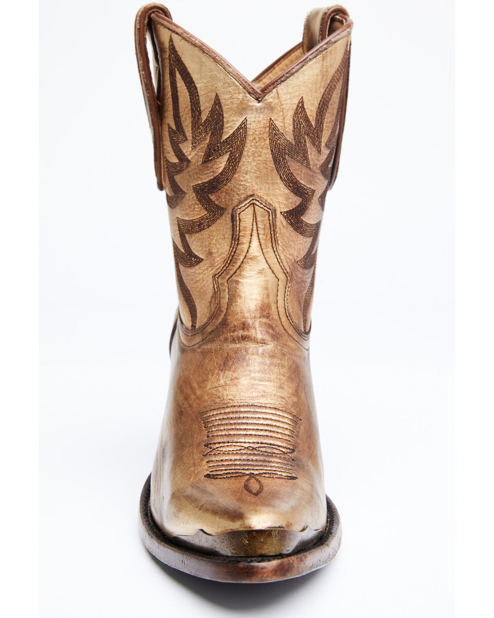 Idyllwind Womens Wheels Western Booties Round Toe Gold
