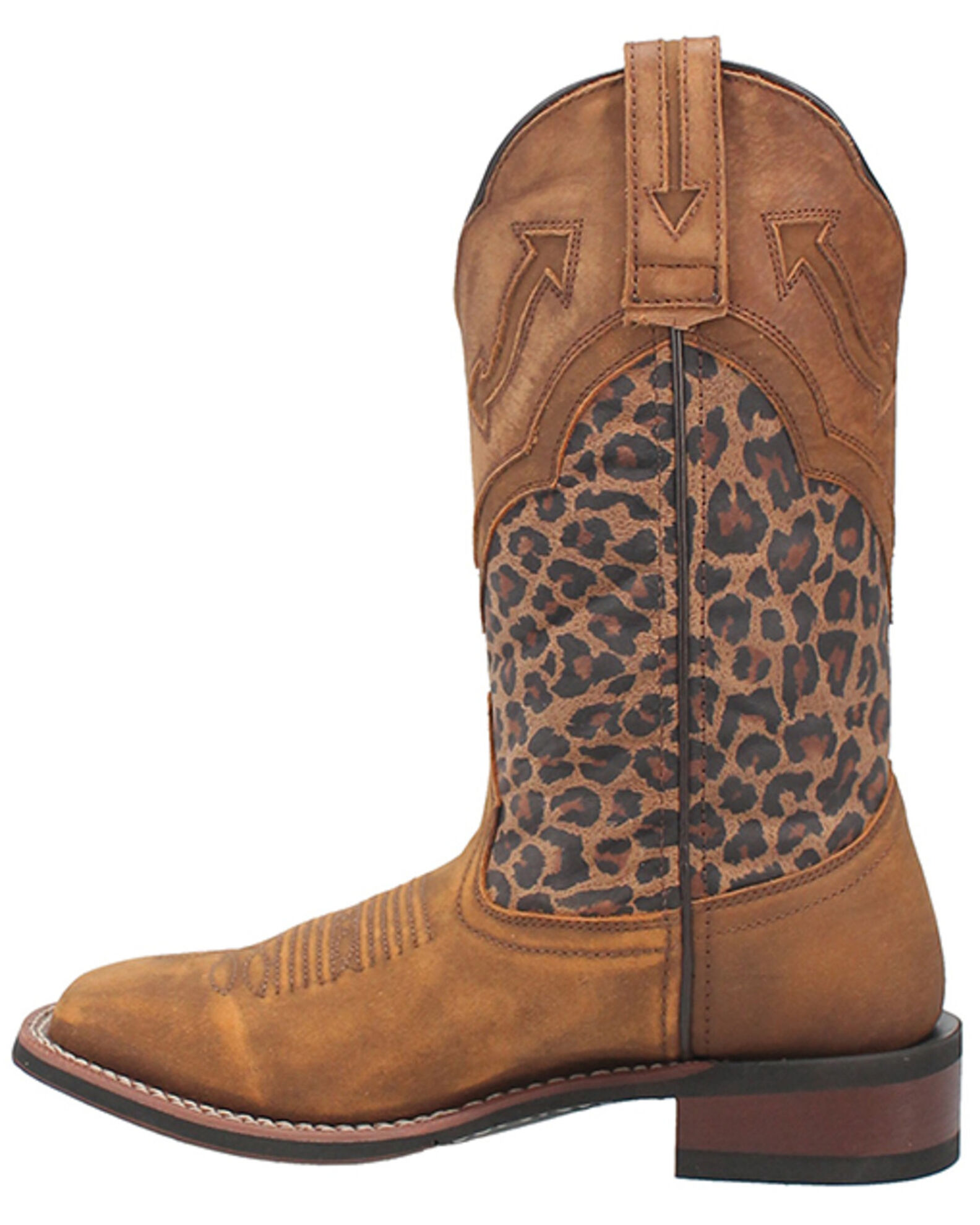 Laredo Womens Wild Arrow Western Performance Boots Broad Square Toe