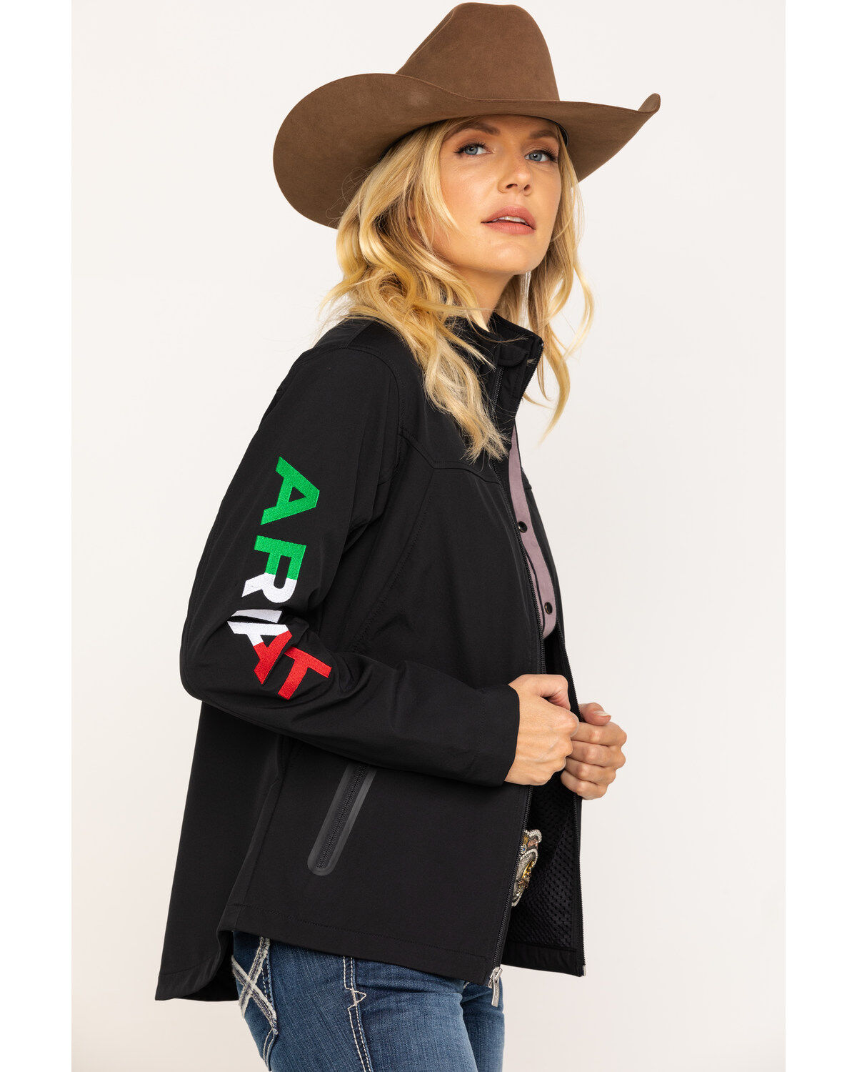 Ariat Women's Classic Team Mexico Flag Softshell Jacket | Boot Barn