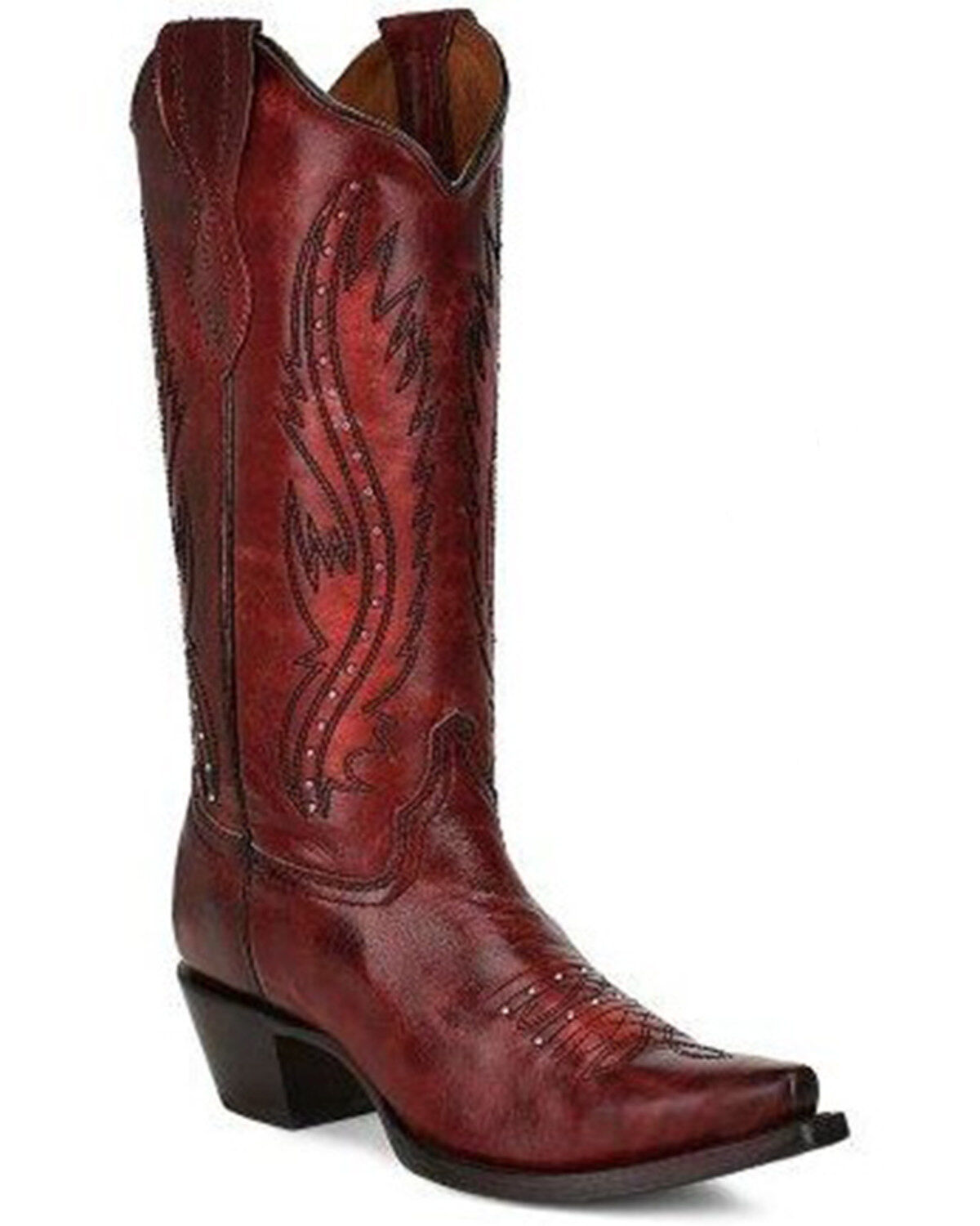 Corral Women's Western Boots - Snip Toe, Wine