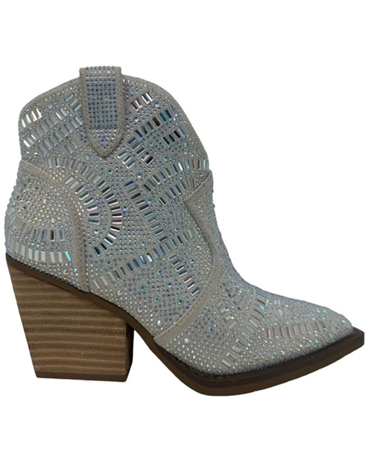 Very G Women's One Day Fashion Booties - Snip Toe, Cream, hi-res