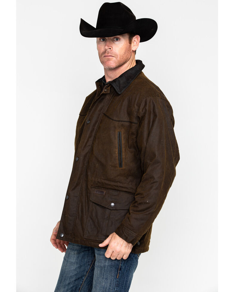 Outback Unisex Waterproof Oilskin Pathfinder Jacket | Boot Barn