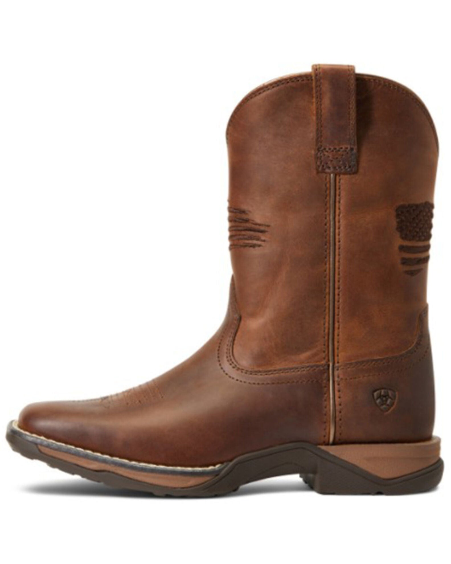 Product Name: Ariat Boys' Anthem Patriot Distressed Western Boot ...