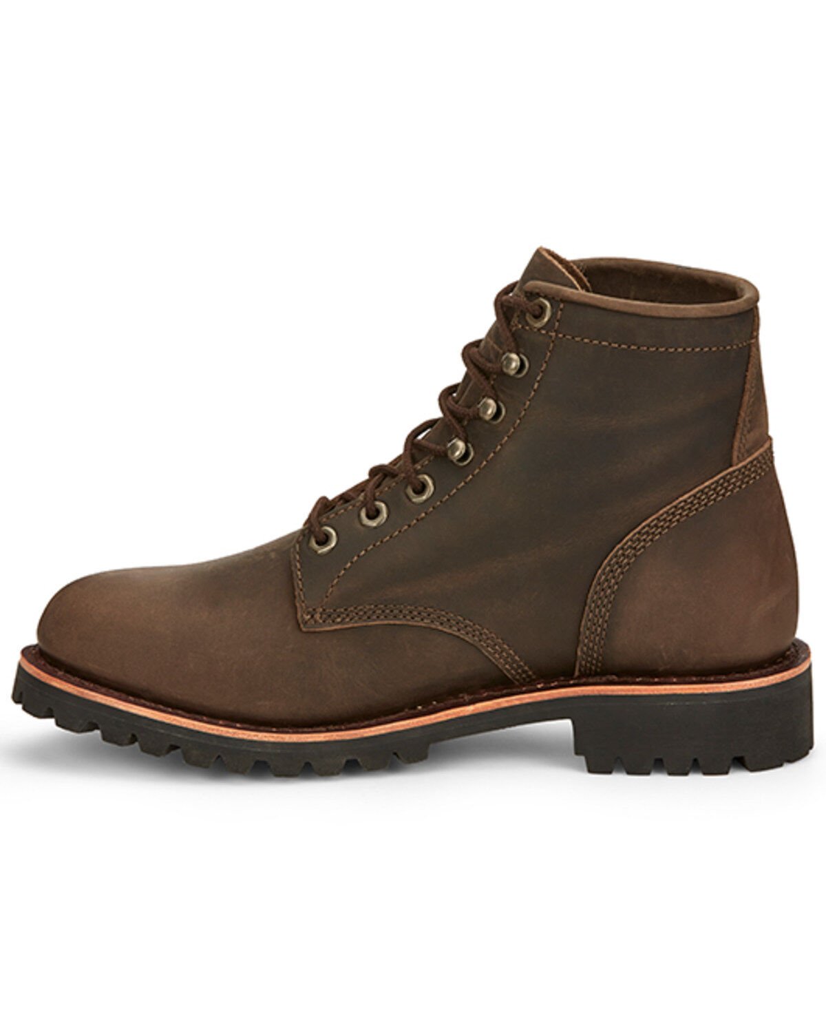 Chippewa Men's Classic 2.0 Wood 6" Work Boots - Round Toe, Bark