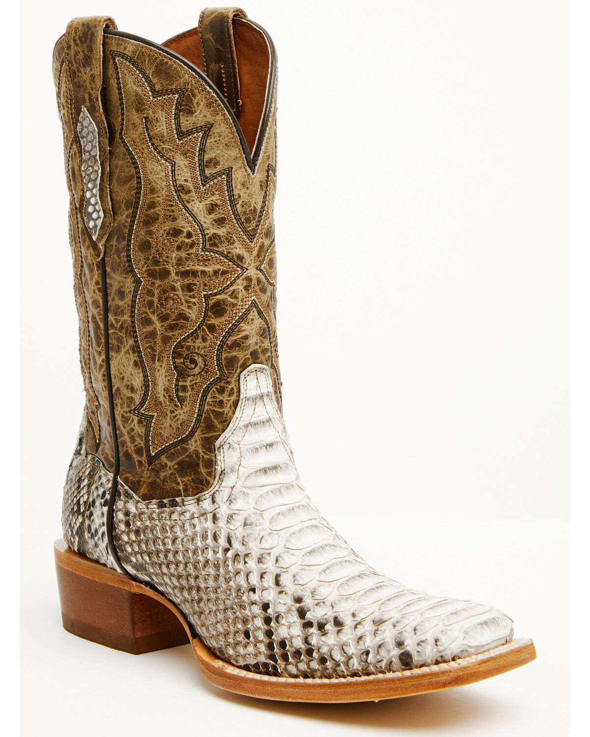Dan Post Women's Exotic Python Western Boots - Broad Square Toe ...