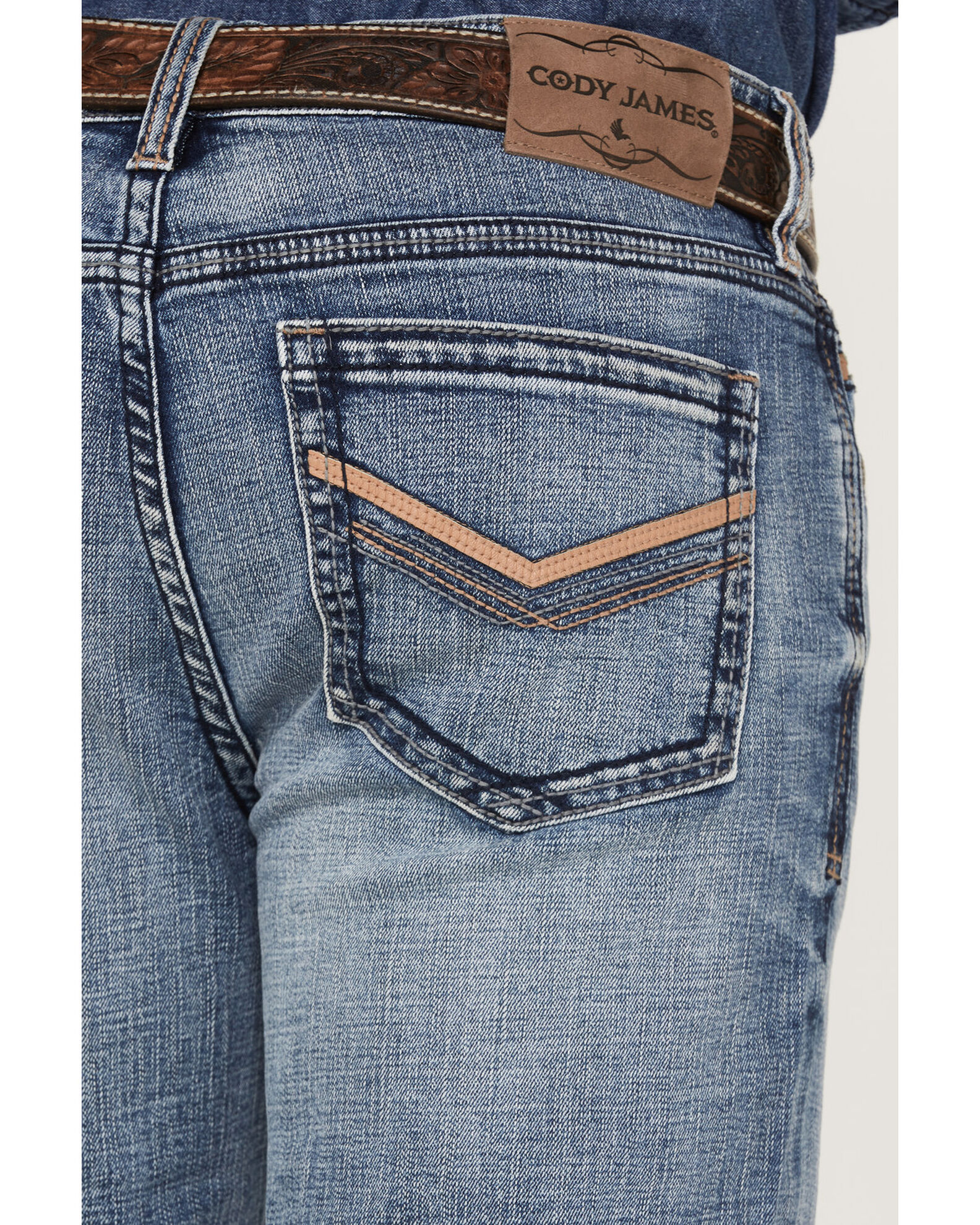 Cody James Mens Colt Stretch Slim Bootcut Jeans