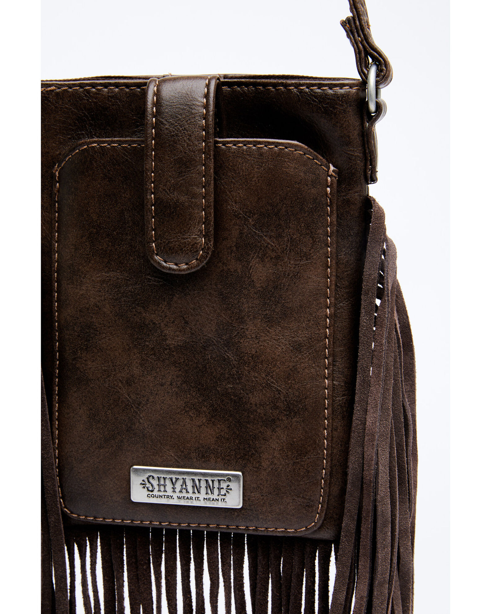 Shyanne Women's Cassidy Tooled Crossbody Bag