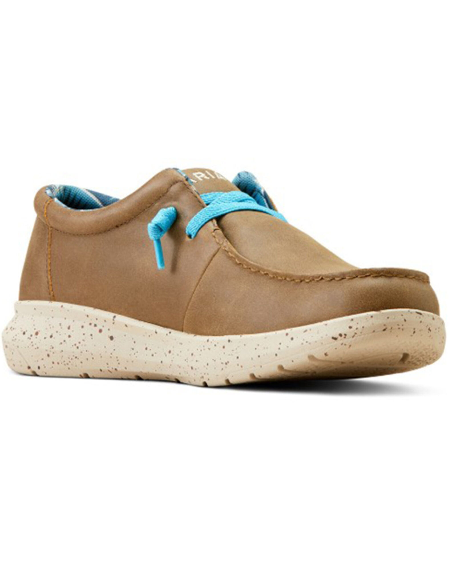 Product Name Ariat Mens Hilo Stretch Lace Casual Shoes Moc Toe