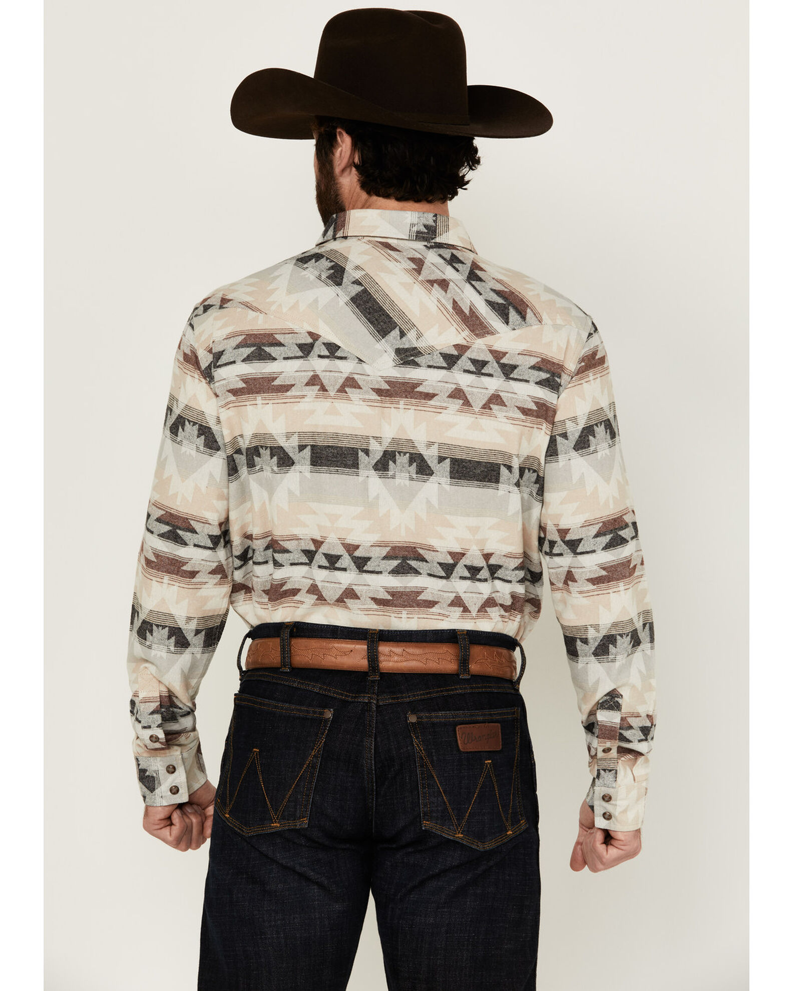Cody James Mens Sway Southwestern Striped Long Sleeve Snap Western