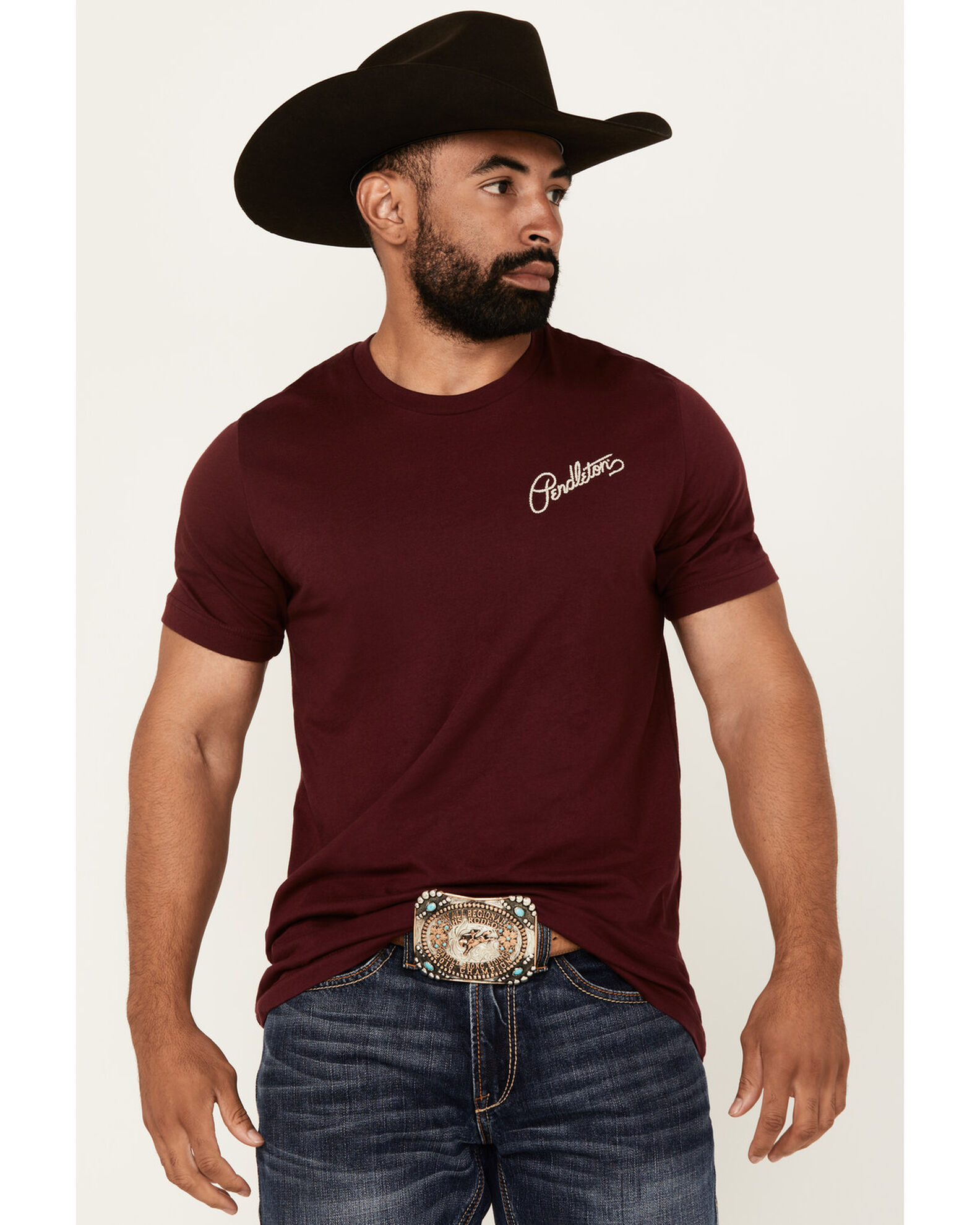 Pendleton Men's Boot Barn Exclusive Rancher Short Sleeve Graphic T ...