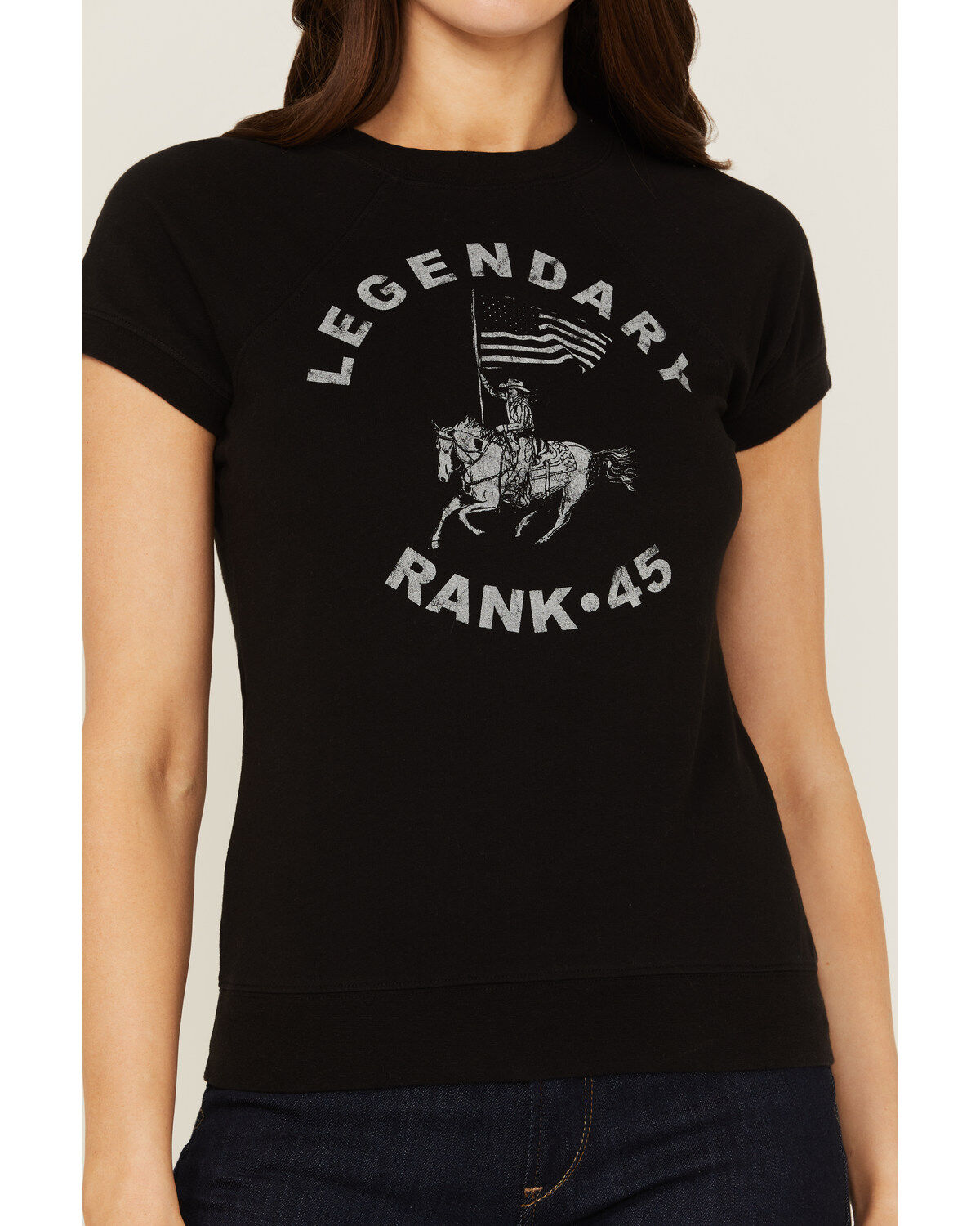 RANK 45 Women's Legendary Graphic Raglan Tee | Boot Barn