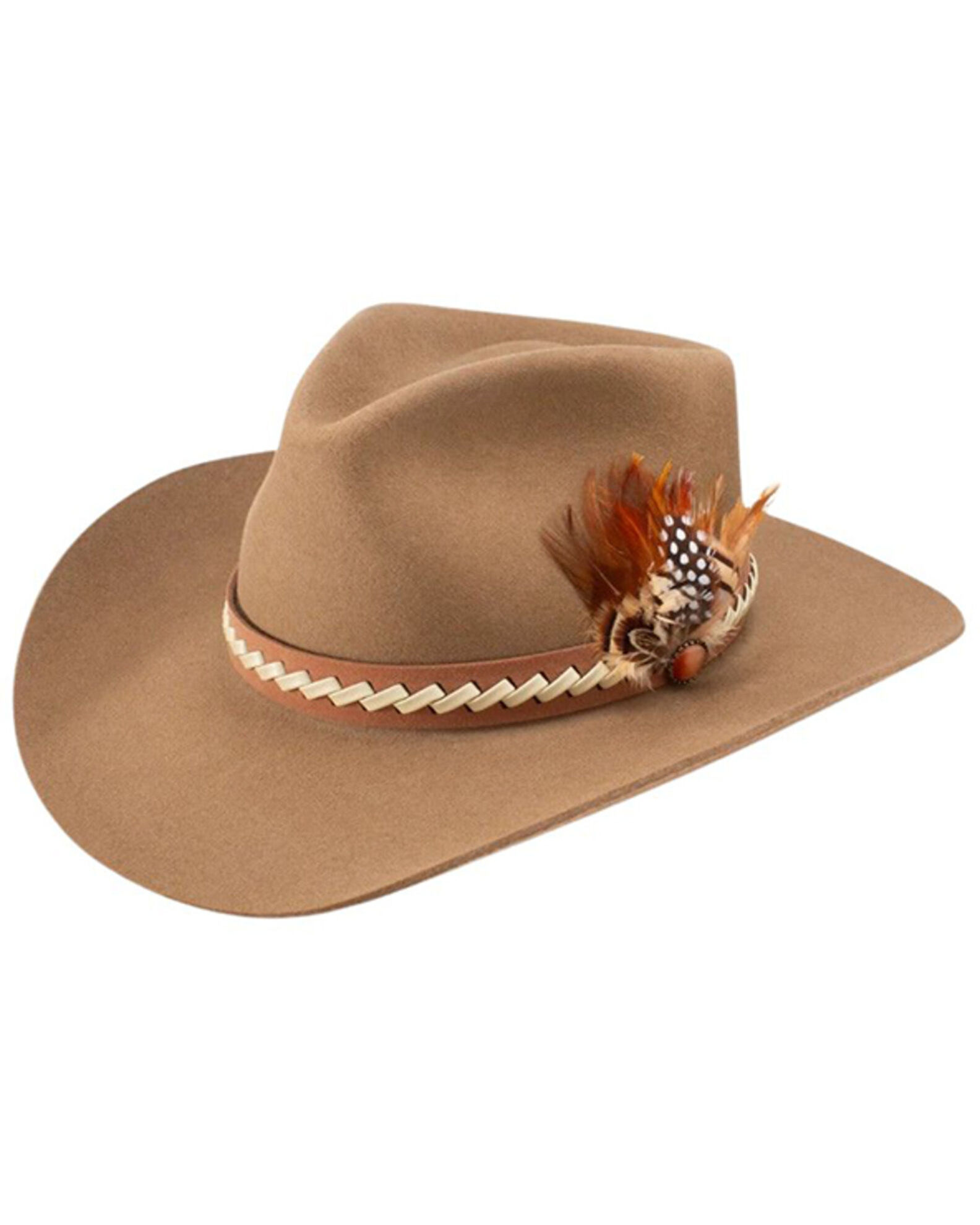 Charlie 1 Horse X Lainey Wilson Road Runner 4X Felt Western Hat, Pecan