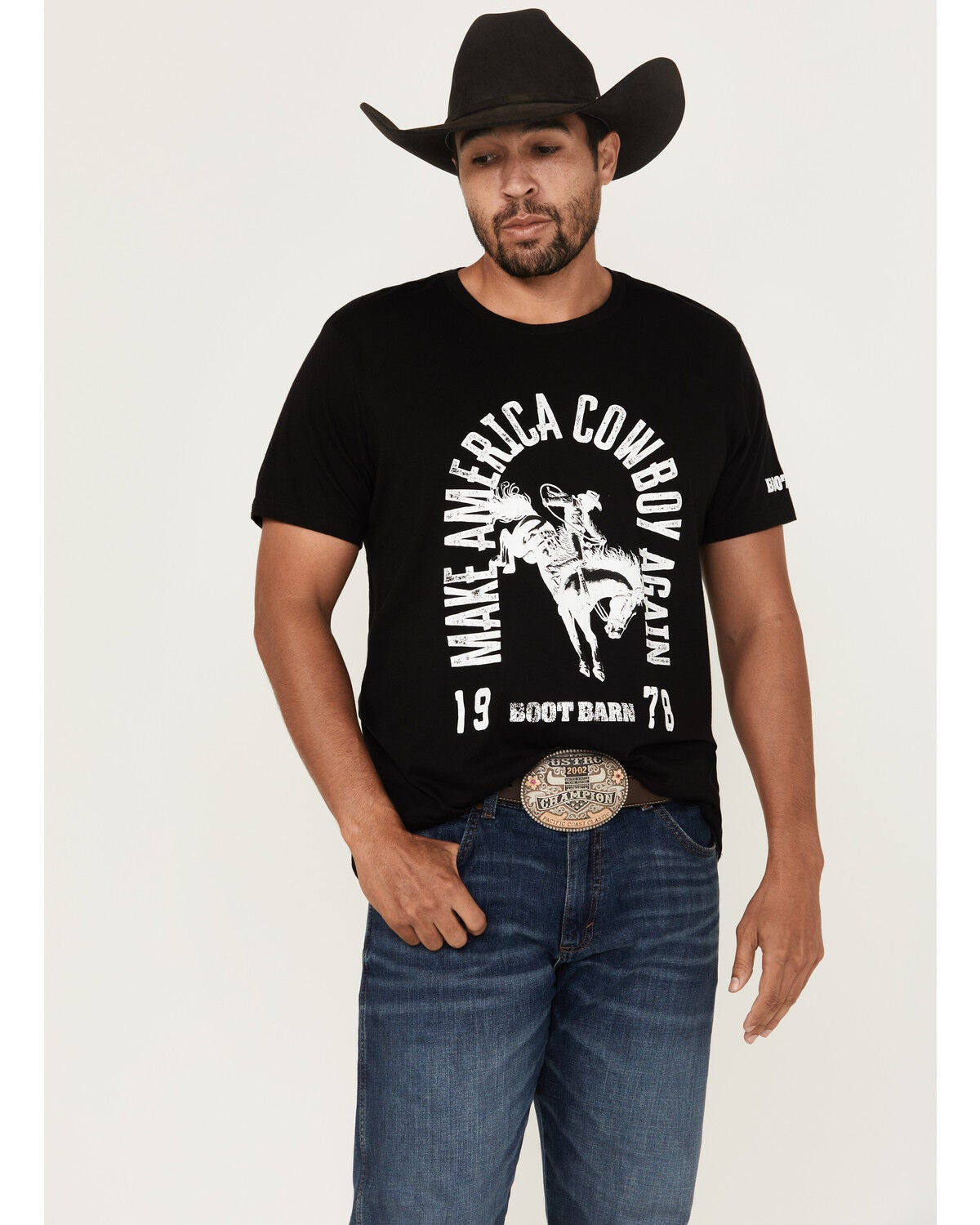 Product Name: Boot Barn Men's Make America Cowboy Again Short Sleeve ...