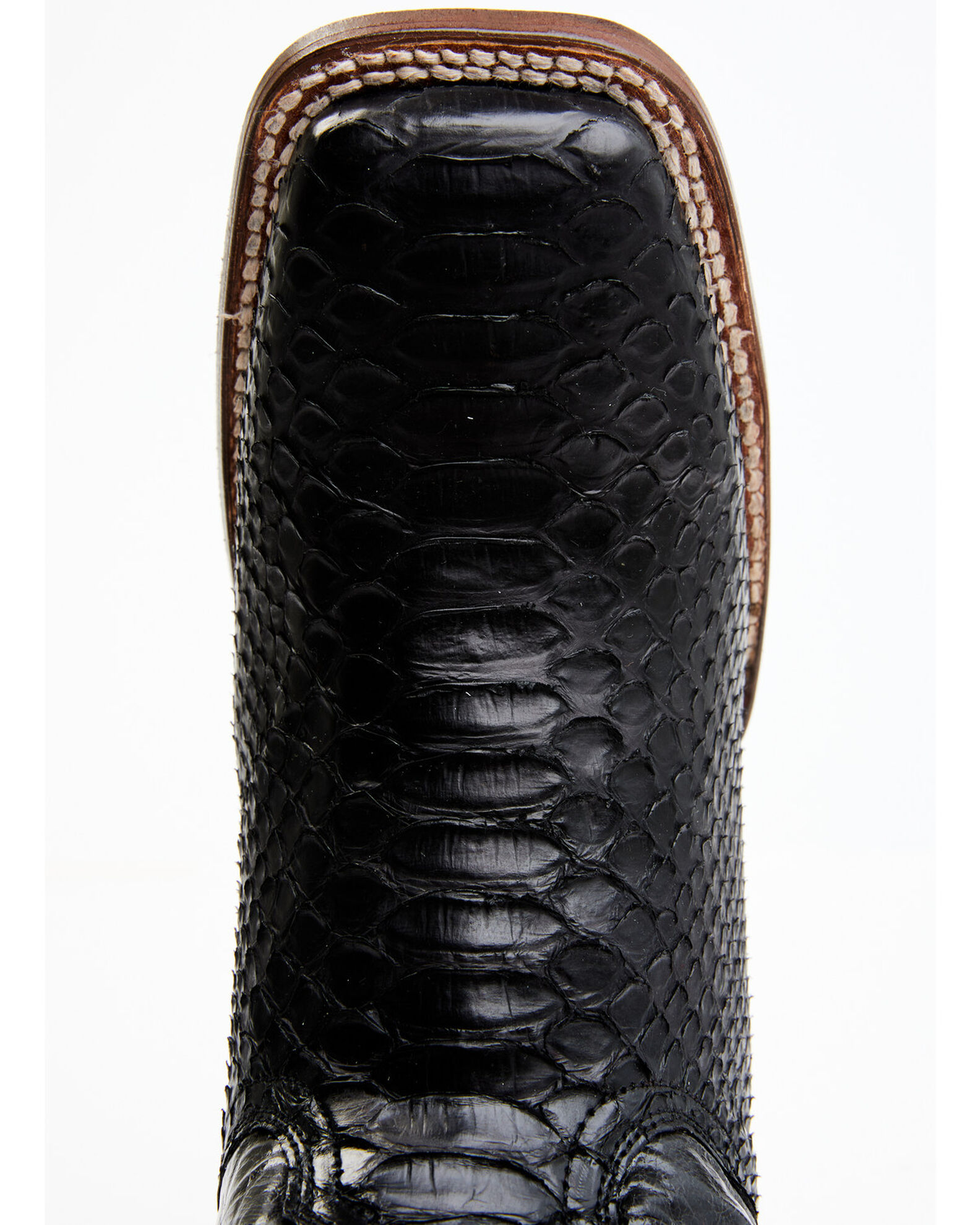 Dan Post Women's Back Cut Python Exotic Western Boot - Broad Square Toe ...