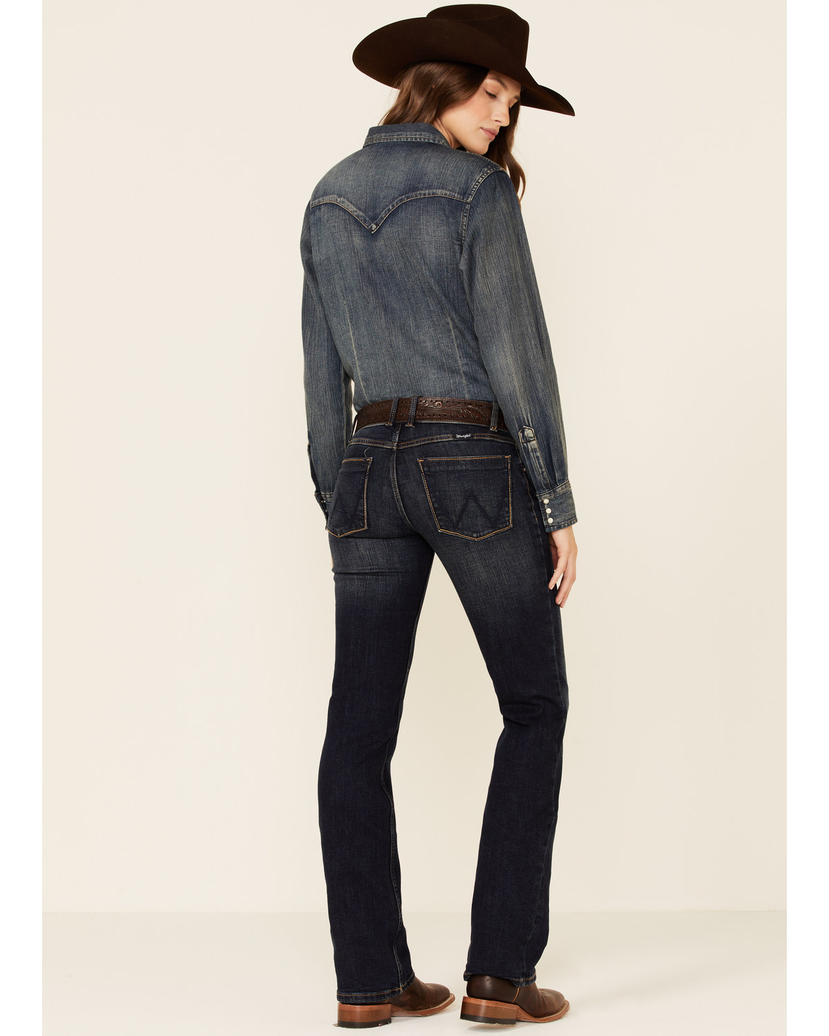 Wrangler Women's Dark Wash Retro Sadie Jeans | Boot Barn