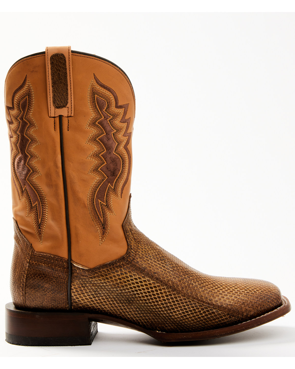 Dan Post Men's Exotic Water Snake Western Boot - Broad Square Toe ...