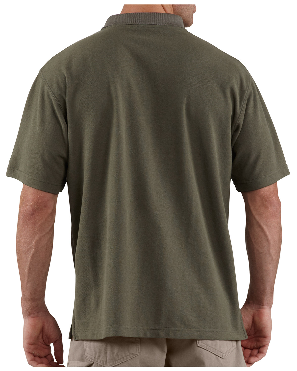 Carhartt Men's Contractors Pocket Short Sleeve Work Polo Shirt | Boot Barn