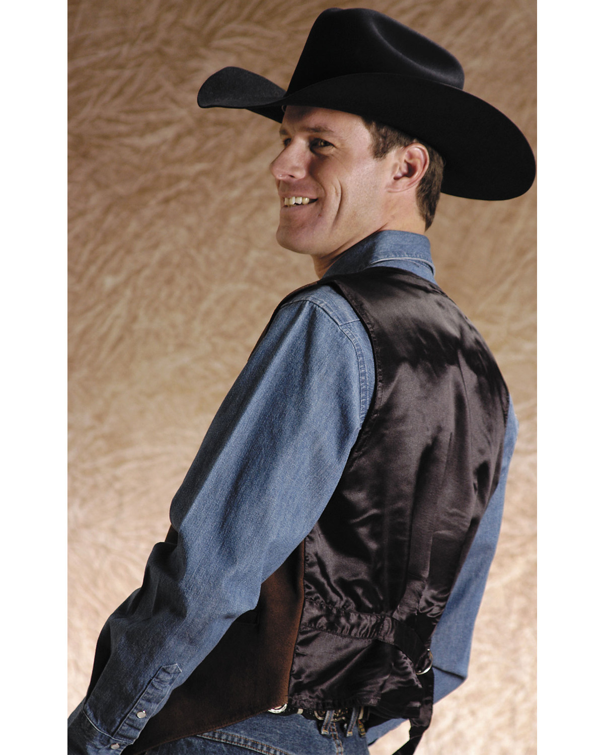 Roper Men's Suede Leather Vest | Boot Barn