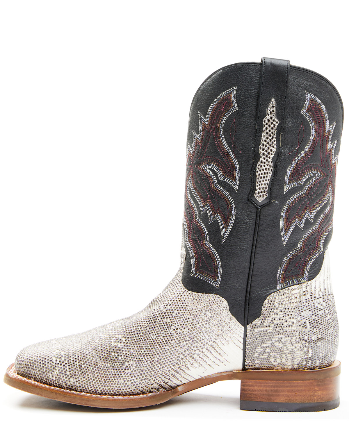 El Dorado Men's Natural Ring Tail Lizard Exotic Western Boots - Broad ...
