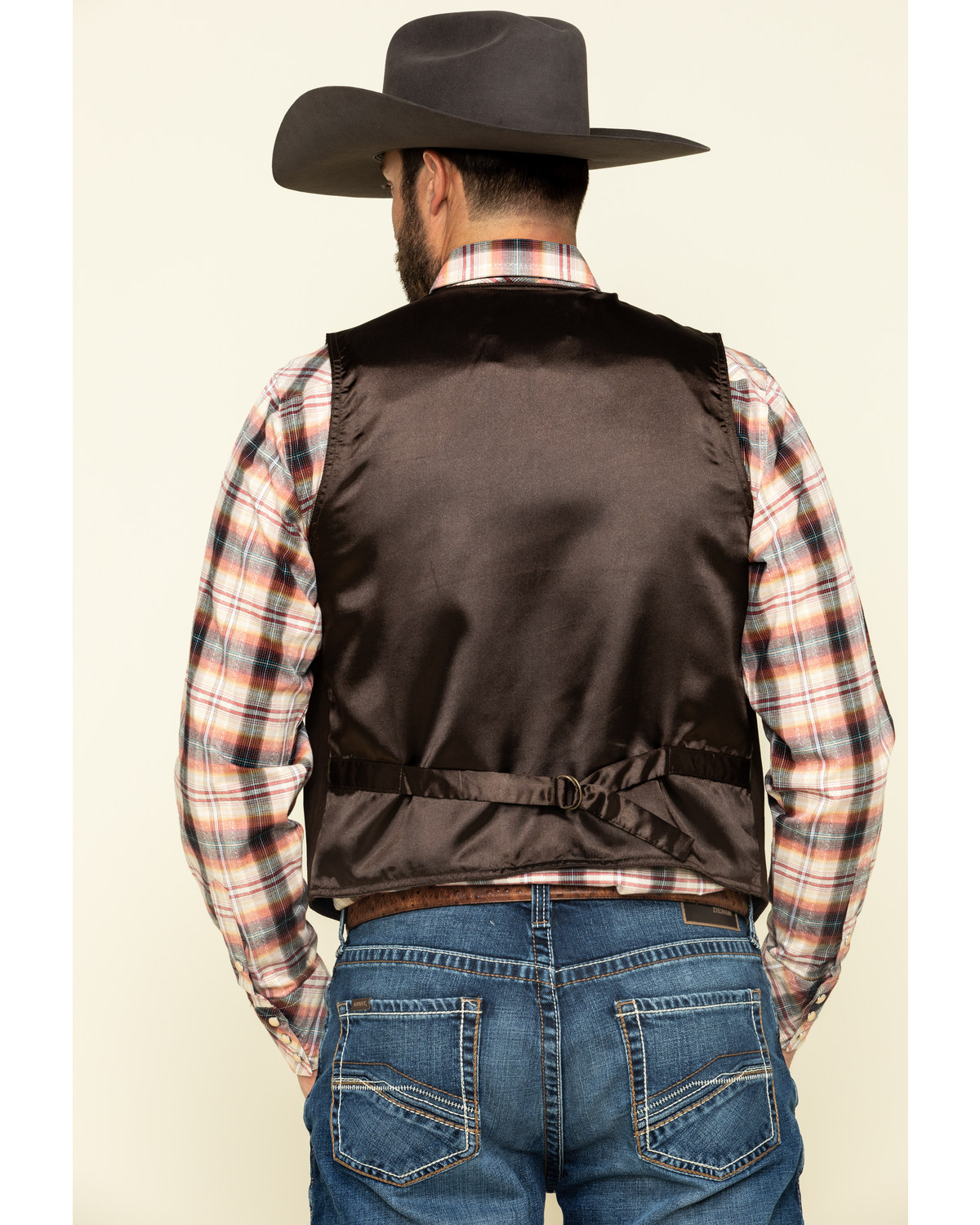 Roper Men's Suede Buckle Tie Vest | Boot Barn