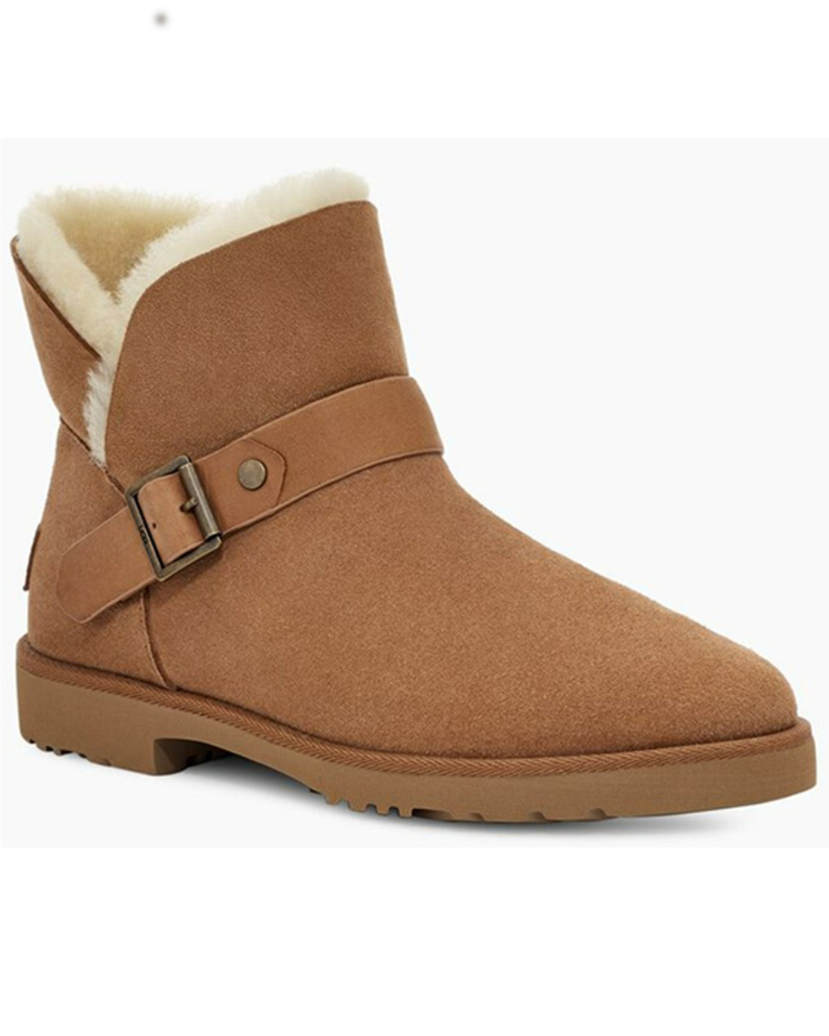 UGG Women's Romely Short Buckle Boots - Round Toe | Boot Barn
