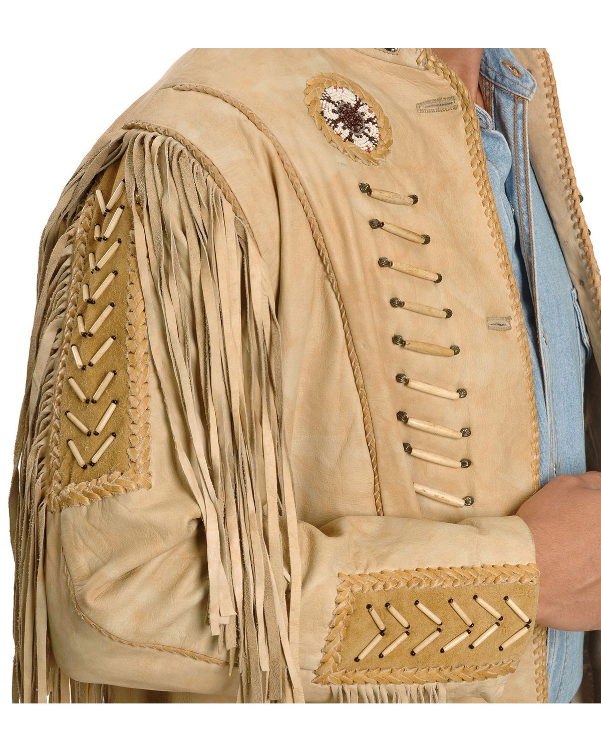 Kobler Zapata Fringed Leather Jacket | Boot Barn